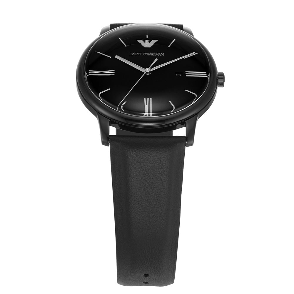 Emporio Armani AR11573 Minimalist Mens Leather Watch – Watch Depot