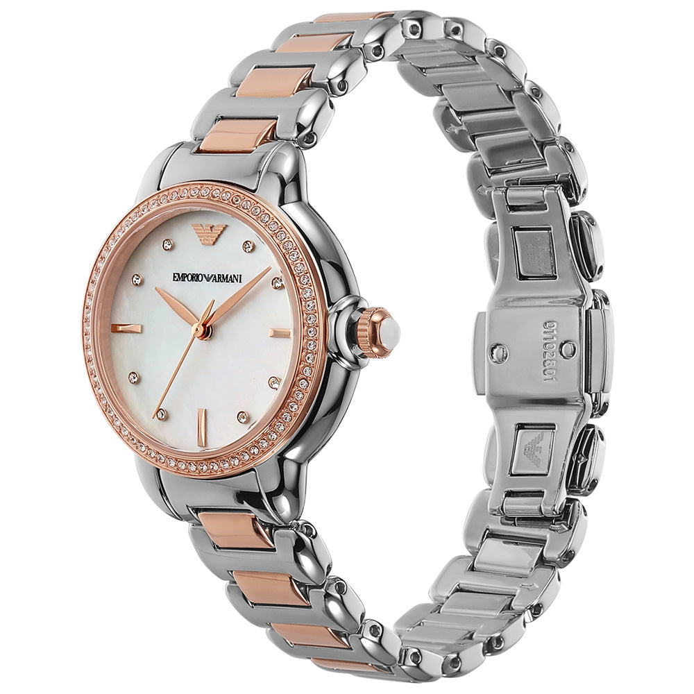 Emporio Armani AR11569 Mia Two Tone Womens Watch – Watch Depot
