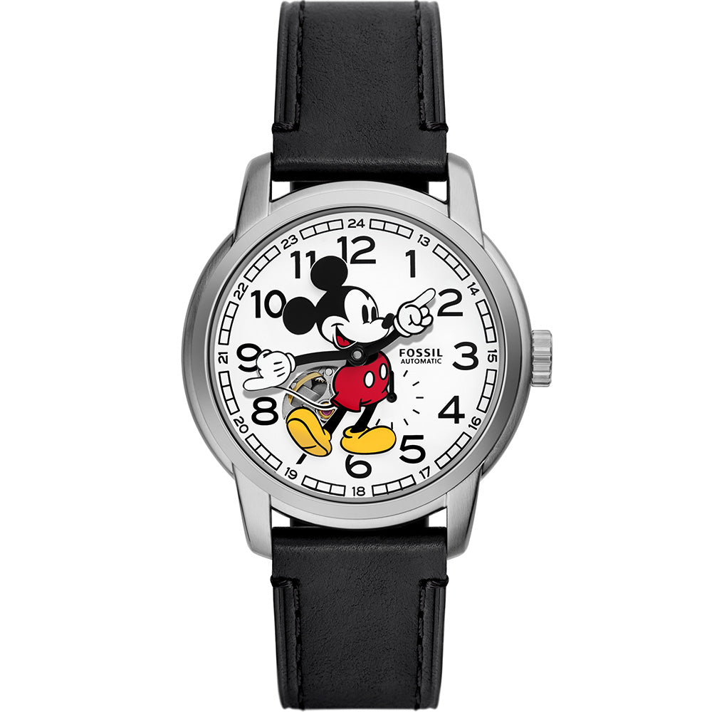 Fossil SE1111 Open Heart Mickey Automatic 100th Disney Anniversary ...