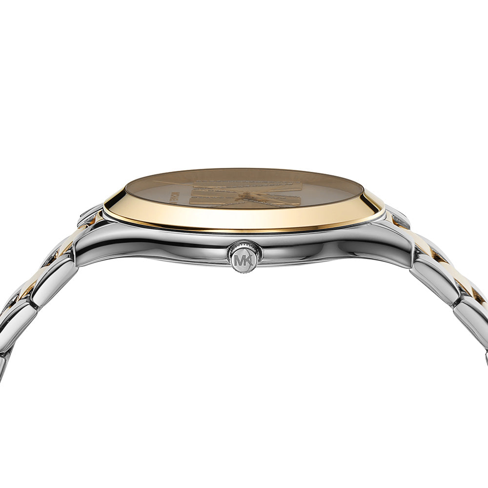 Michael Kors MK4735 Slim Runway Two Tone Ladies Watch – Watch Depot