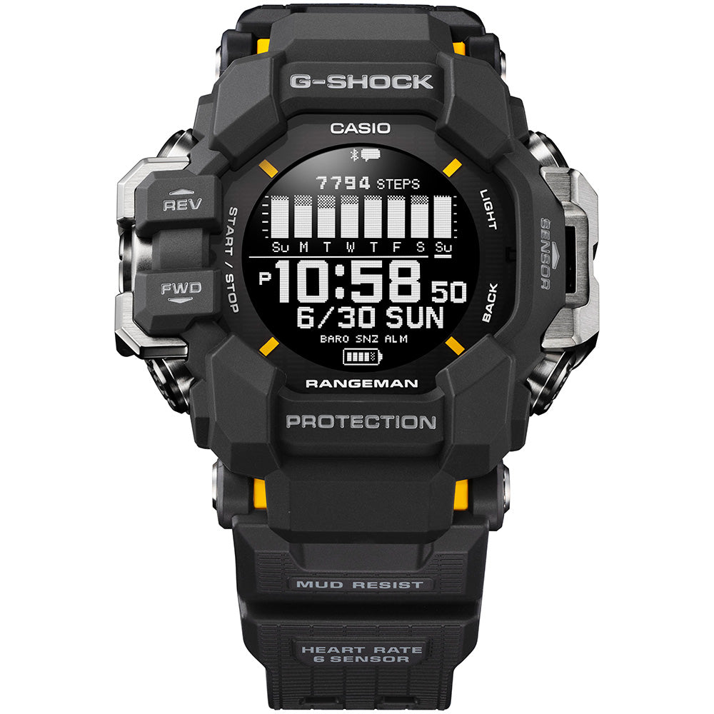 G-Shock GPRH1000-1D GPS Rangeman Black Watch – Watch Depot