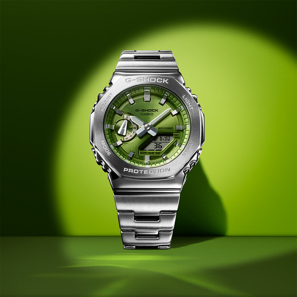 G-Shock GM2110D-3A G-Steel Metal Covered 'CasiOak' – Watch Depot