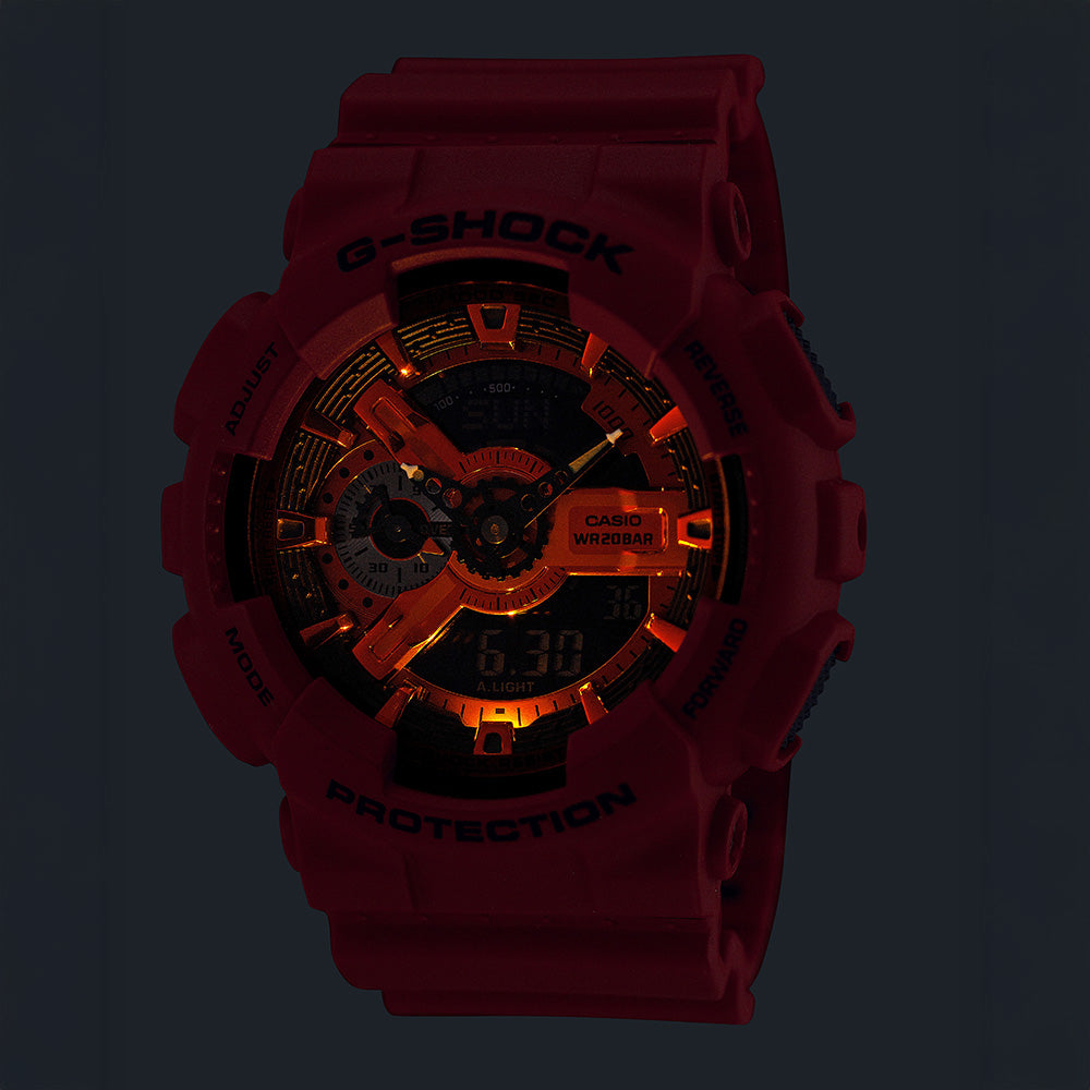 G-Shock Iconic Red GA110RRB-4A– Watch Depot