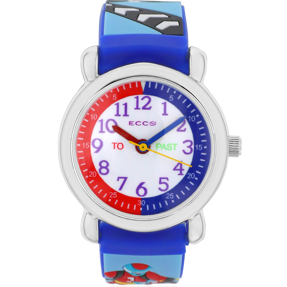 ECC Blue Strap Bikes Kids Watch – Watch Depot