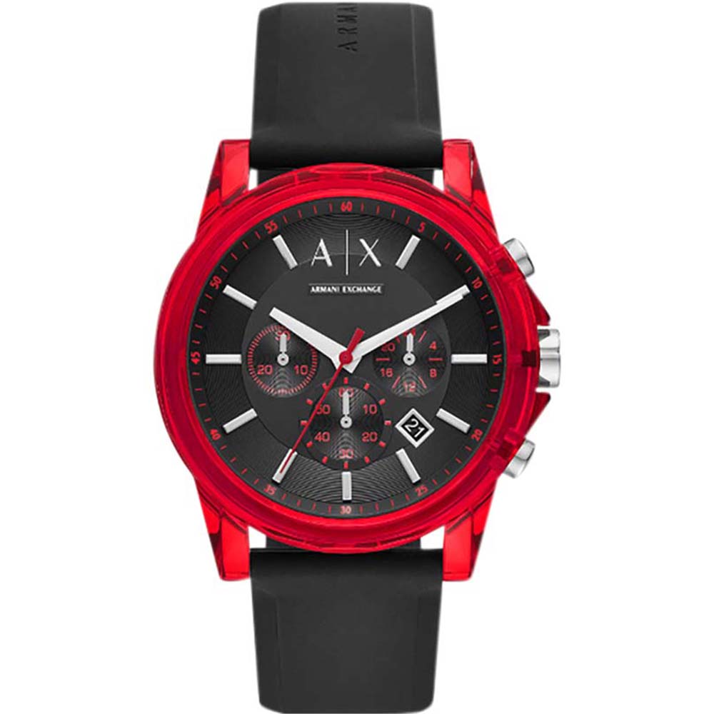AX1338 AX Outer Banks Silicone Red Watch – Watch Depot