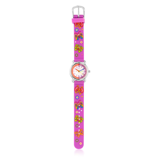 ECC Pink Butterfly Watch – Watch Depot