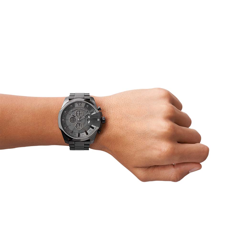Diesel Mega Chief DZ4282 Gunmetal Chronograph – Watch Depot