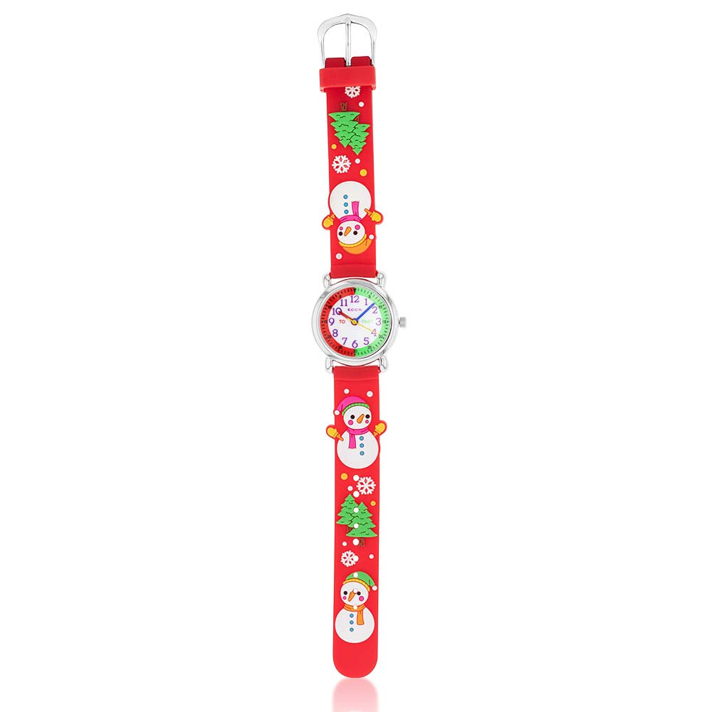 ECC Christmas Snowman Red Kids Watch – Watch Depot