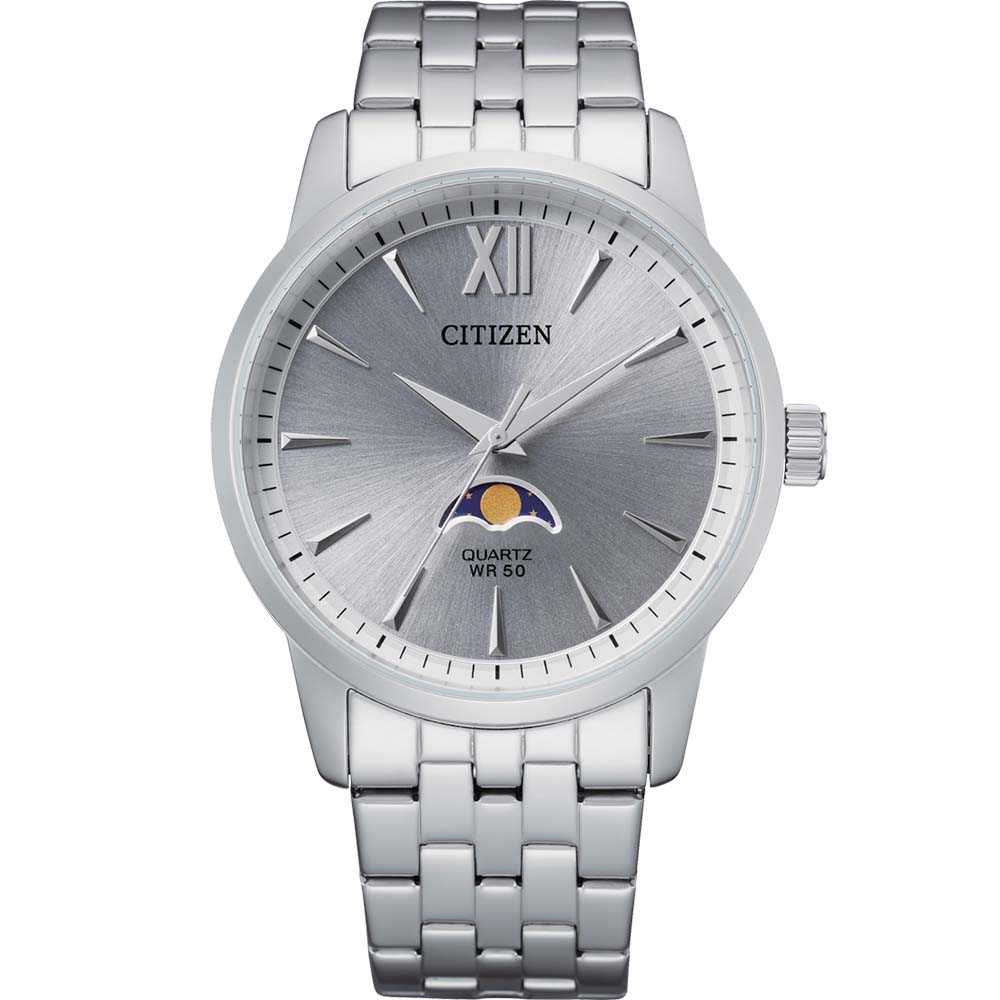 Citizen AK5000-54A Moonphase Stainless Steel – Watch Depot