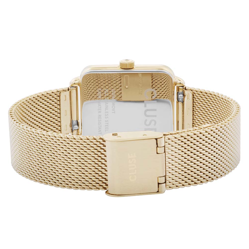 Cluse CW0101207002 La Tetragone Gold Tone Mesh Womens Watch – Watch Depot