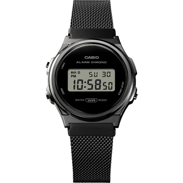 Casio A171WEMB-1A A171 One Tone Grey Mesh Digital Watch – Watch Depot