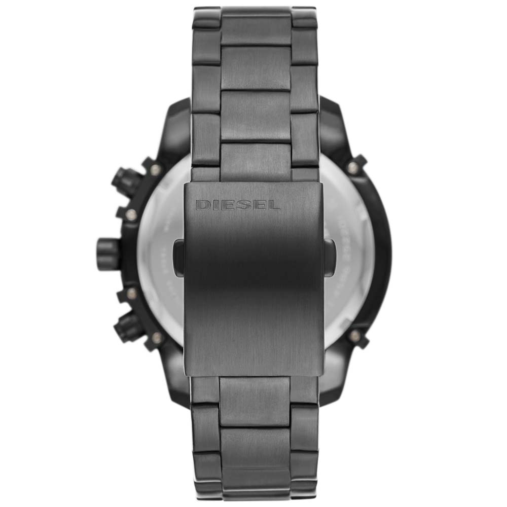 Diesel DZ4586 Griffed Black Stainless Steel Mens Watch – Watch Depot