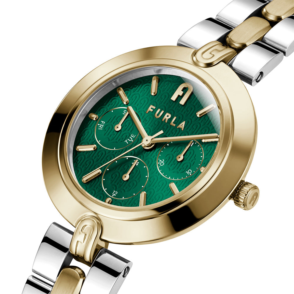 Furla WW00030008L4 Logo Link Two Tone Womens Watch – Watch Depot